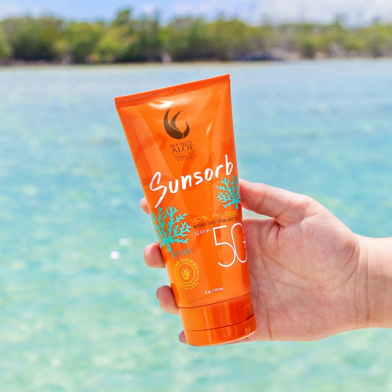 Key West Aloe - Reef Safe Sunsorb SPF 50+ 6 oz (Add-On) - Beachly