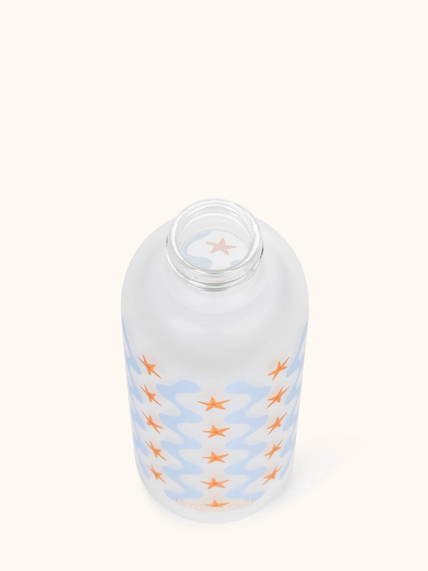 Studio Oh - Riding the Waves Glass Water Bottle with Straw